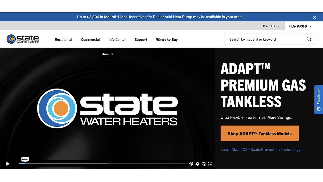 State Water Heaters Logo Affordable Water Heater Costs In Duruham, NC