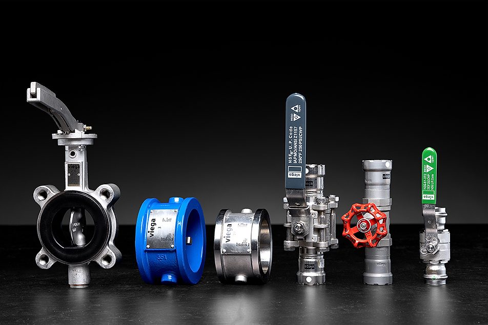 Viega North America MegaPress 316 Globe Valves, ProPress and MegaPress ...