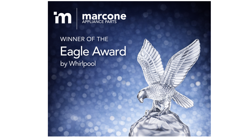 Marcone receives Whirlpool’s Eagle Award of Excellence | Supply House Times