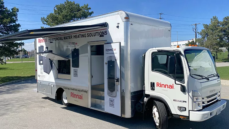 Rinnai Rolls Out Canadian Mobile Showroom and Training Vehicle | Supply ...