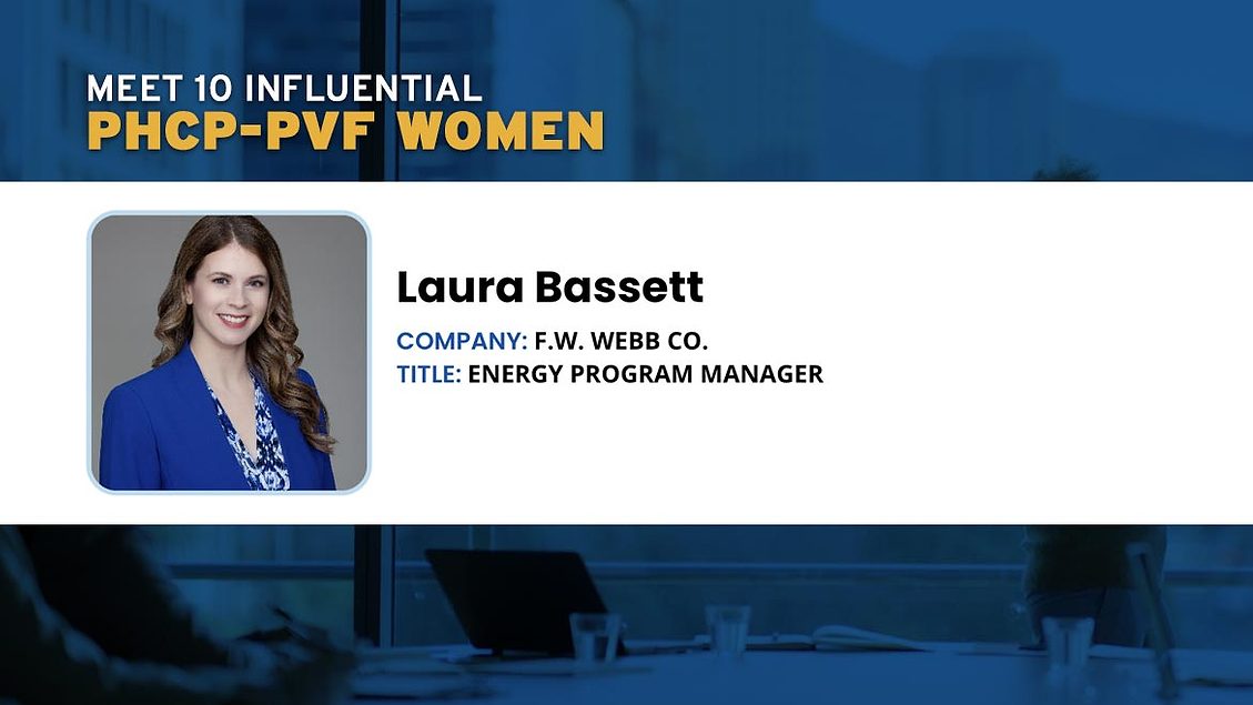 Meet Laura Bassett, Energy Program Manager for F.W. Webb Co. | Supply ...